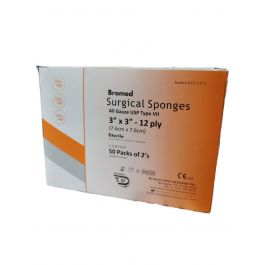 Sterile Surgical Sponges,12ply, Pack of 50 | Adams Med Online